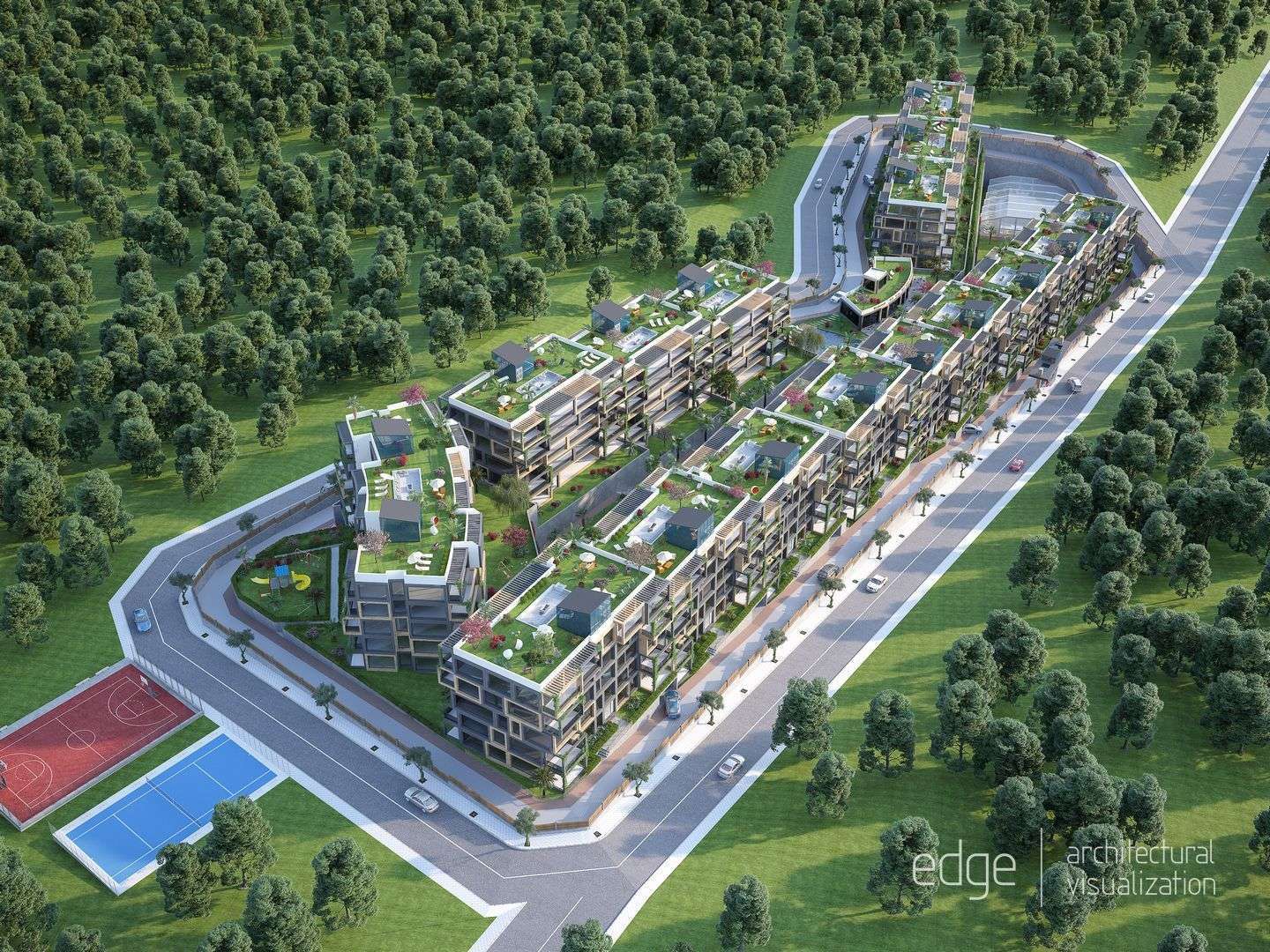 Metropolitan – Palm Town – Edge Architectural Visualization