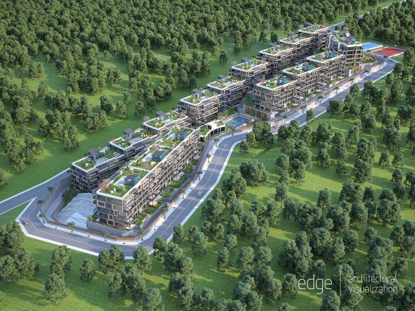 Metropolitan – Palm Town – Edge Architectural Visualization